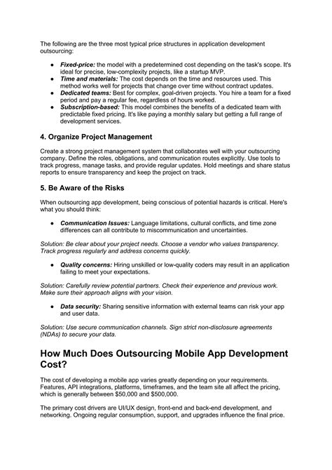 How To Outsource Mobile App Development Docx Free Download