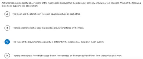 Solved Moon Planet A Moon Orbits A