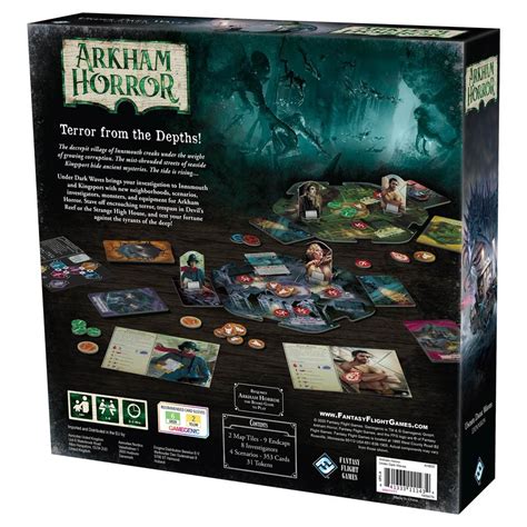 Arkham Horror 3rd Edition Under Dark Waves Legendesque