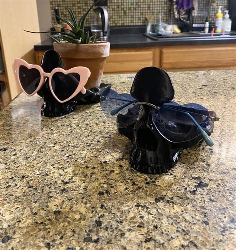 Office Skull Glasses Holder Etsy