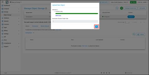 Bucket Details E2e Cloud