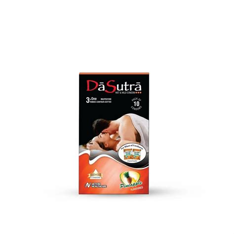 Dasutra Wet And Wild Condoms Lubricated Ribbed And Dotted