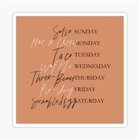 Carte Du Jour Menu Sticker For Sale By Mwit Redbubble