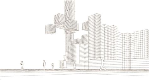 4081 Abstract Modular Architecture 3d Illustration Images Stock