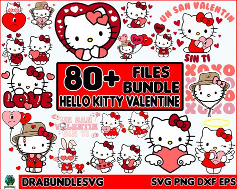 80 Hello Cat Heart Love Svg Layered Valentine Cat Svg Hell Inspire