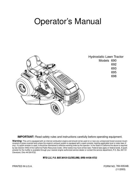 Huskee Riding Mower Parts Diagram Comprehensive Guide