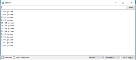 Android App Bluetooth Serial Monitor Output For Hx711 Gives Black