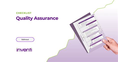 Checklist Checklist Quality Assurance Inventi