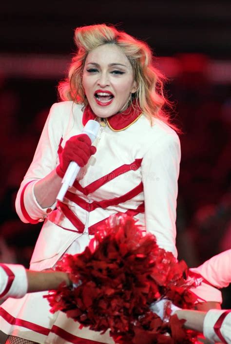 Madonna Se Realiza En Concierto Foto De Archivo Editorial Imagen De