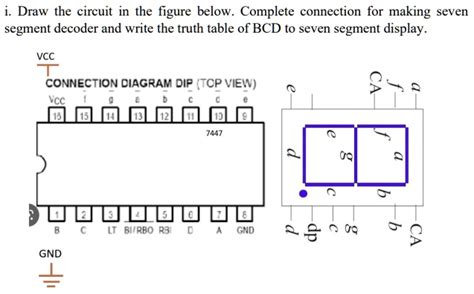 Solved Draw The Circuit In The Figure Below Complete The Connection