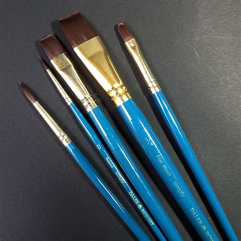 Daler Rowney Simply Value Watercolour Brush Set 5 Pieces