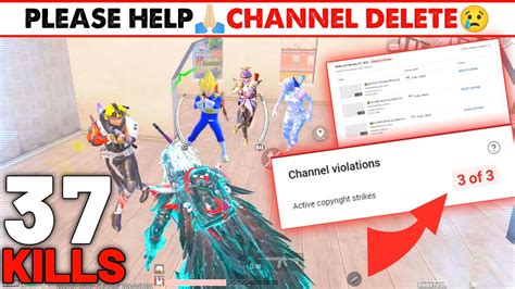 Please Help Me Copyright Strike From Bgmi Channel Delete Bgmi Gameplay Lion X Yt Youtube