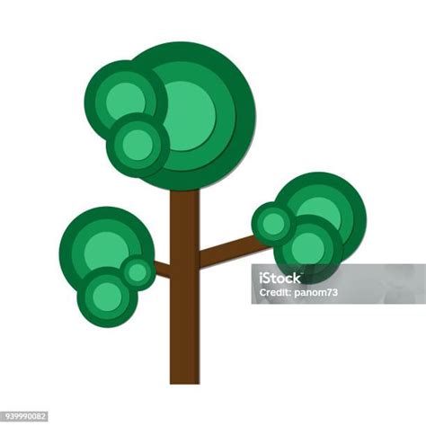 귀하의 로고 웹 사이트 소셜 미디어 모바일 응용 프로그램에 대 한 그린 트리 플랫 아이콘 벡터 일러스트 레이 션 디자인 0명에 대한 스톡 벡터 아트 및 기타 이미지 Istock