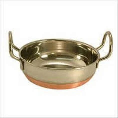 Indian Craftio Copper Bottom Steel Kadhai At Rs 250piece In New Delhi
