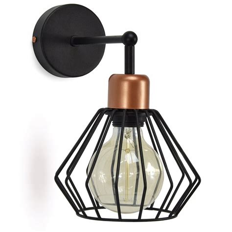 Kinkiet Loft Druciany Edison Z Drutu K Cena Opinie Kinkiety