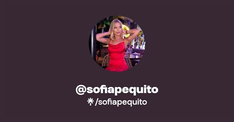 Sofiapequito Instagram Facebook Tiktok Linktree