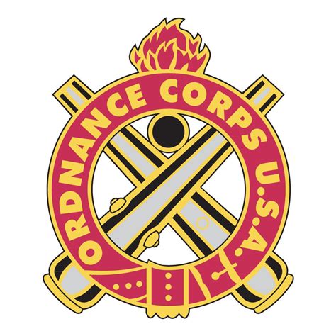 Us Army Ordnance Corps Insignia Decal On 3m Reflective Vinyl
