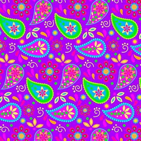 Free Vector Flat Design Paisley Pattern Illustration