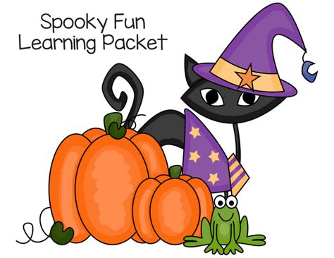 Printable Spooky Fun Learning Packet For Halloween