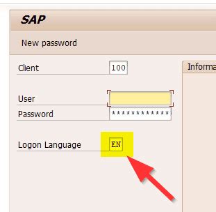 Sap Anmeldesprache Auswählen Und ändern
