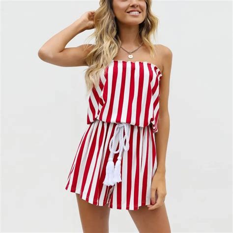 Summer Women Playsuit Series Spring Off Shoulder Sweet Romper