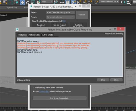 Cloud Render Submıt Problem Help Autodesk Community