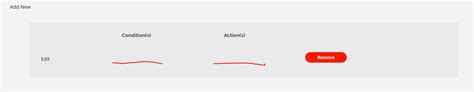 Conditions And Actions Text Dont Appear After Creation On Logic Tab In