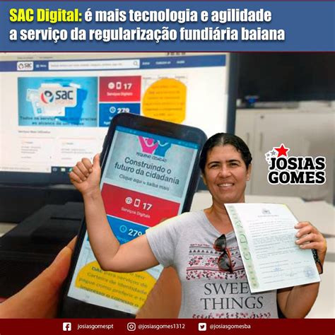 Regularização Fundiária Já Pode Ser Agendada No Sac Digital Josias Gomes