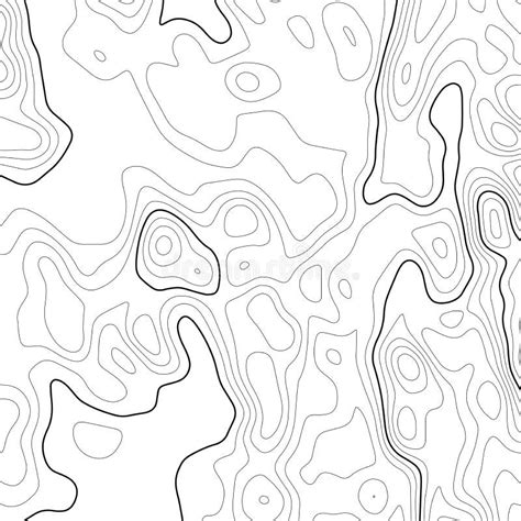 Fondo Del Mapa Topogr Fico Mapa De La Rejilla Contorno Ilustraci N Del