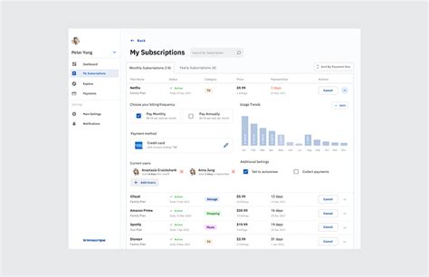 Subscriptions Dashboard By Agnieszka Zimolag On Dribbble