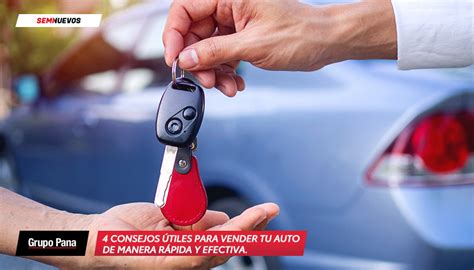 4 consejos útiles para vender tu auto de manera rápida y efectiva