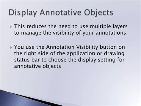 AutoCad Scale Annotation PPT