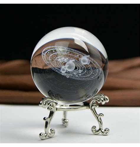 태양계 유리구슬 수정구슬 유리장식품 수정볼 유리볼 티몬