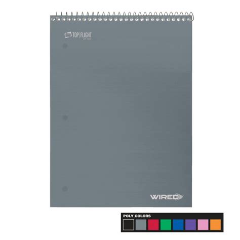 Wired Top Wire Notebook Top Flight