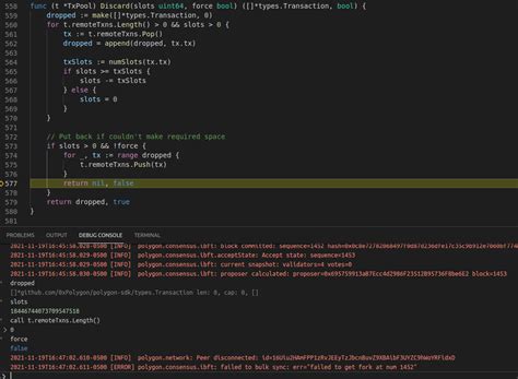 AddImpl In Txpool Go Incorrectly Reports That The Pool Is Full Even