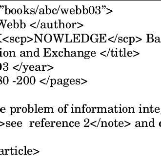 An Example XML Document Download Scientific Diagram