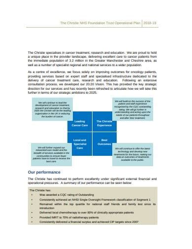 Free 10 Charity Operational Plan Samples In Pdf Ms Word