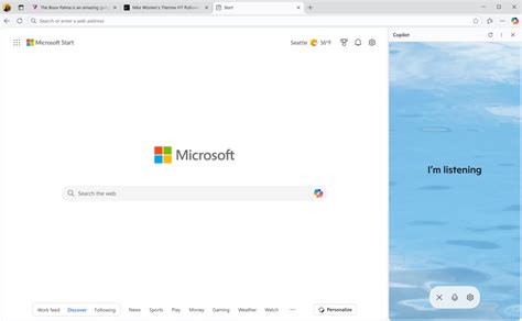 Edge 中的 Microsoft Copilot Microsoft Edge