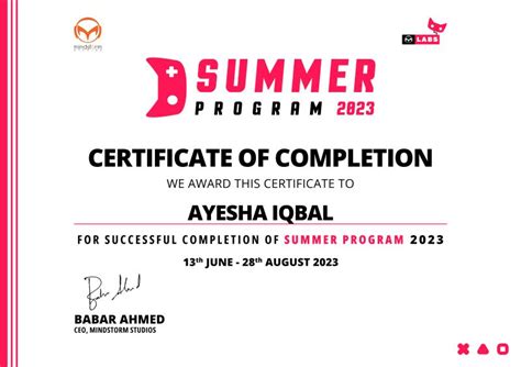 Ayesha Iqbal On Linkedin Internship Skillsdevelopment Gamejam