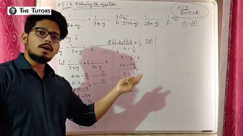 X Algebra Simultaneous Equations Lecture 4 Youtube