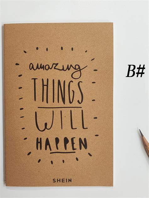 Kraft Paper Cover Notebook 1pack Daddent