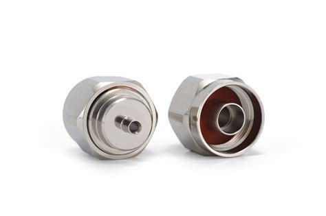 Type N Male Straight Micro Rf Coaxial Connectors For 086 Cable Dongsheng