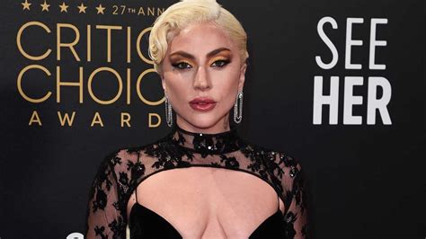 Lady Gaga Stuns In Striking Gown On The Red Carpet At The 2022 Critics