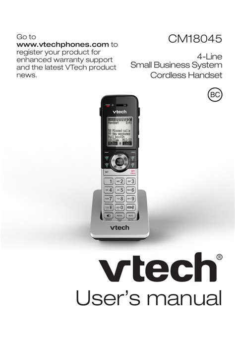 Vtech User`s Manual Manualzz