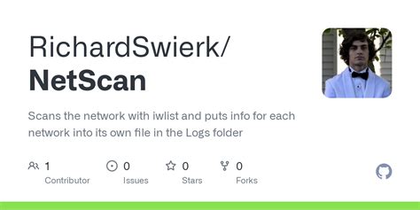 Github Richardswierk Netscan Scans The Network With Iwlist And Puts