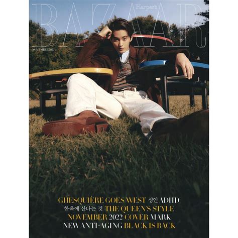 Bazaar 韓国雑誌 2022年11月号 Aタイプ 表紙：nct マーク 韓国語 バザー Vsn 韓国音楽専門ソウルライフ