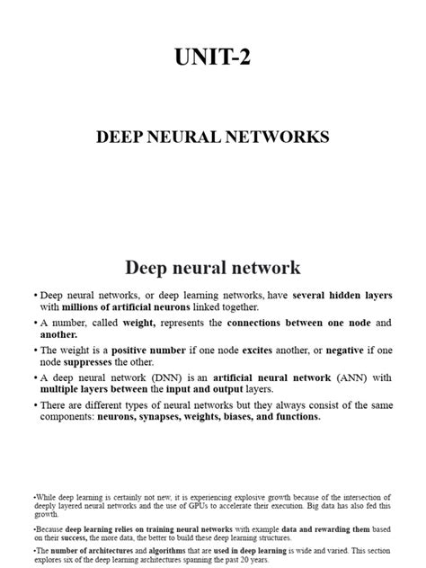 Unit 2 Dl Pdf Artificial Neural Network Deep Learning