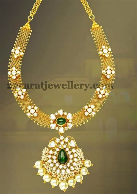 Fabulous Pathakam Necklace Jewellery Designs