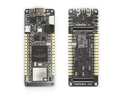 Portenta C33 บอร์ด Arduino Pro ราคาถูก ใช้ Renesas Ra6m5 Arm Cortex M33 Mcu Cnx Software