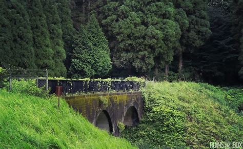 廃箱 旧国鉄宮原線汐井川橋梁 The abandoned railway bridge named
